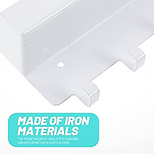 BESPORTBLE Medals Hanging Rack Iron Hook Medal Hanger Wall Mount Medal Hanging Rack Medal Display Hook Home Decor Wall-Mounted Medal Bracket