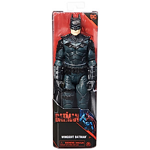 DC Comics, Batman 12-inch Wingsuit Batman Action Figure, The Batman Movie Collectible Kids Toys for Boys and Girls Ages 3 and up