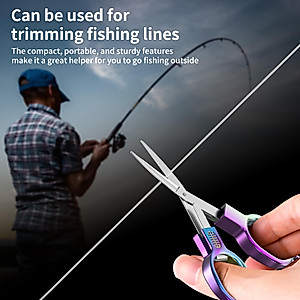 Folding Scissors, 2 Piece Stainless Steel Mini Small Scissors Pocket Portable Folding Travel Scissors Miniature Craft Scissors for Travel, Outdoor, Home, Office Use