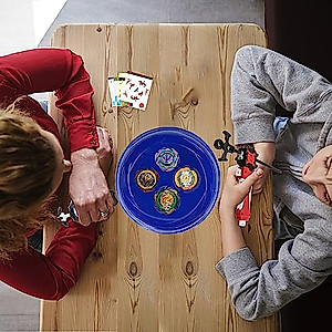Battling Top Burst Stadium Battle Game Set,4 Spinning Tops 2 Launchers 1 Arena Combat Game,Battling Game Toys Birthday Gifts for 8-12 Boys Children Kids