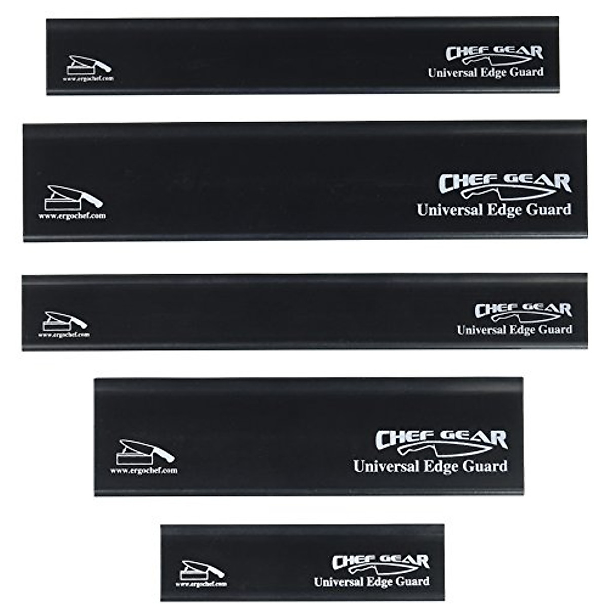 Ergo Chef 5 Piece Universal Knife Edge Guard Set Black