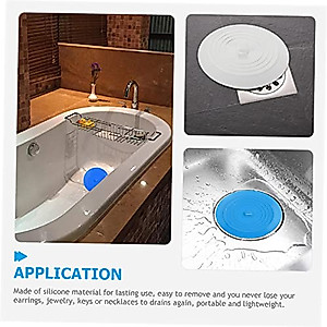 Gadpiparty 10 Pcs Sink Plug Kitchen Sink Stopper Hair Stopper Bath Plug Drain Plug Silicone Drain Hair Catcher