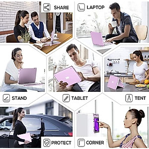 Touch Keyboard Case for All-New Amazon Fire HD 10 & Fire HD 10 Plus Tablet (11th Generation 2021 Release) 10.1", 360° Rotatable,Touchpad Keyboard with Pencil Holder for Fire HD 10 Tablet