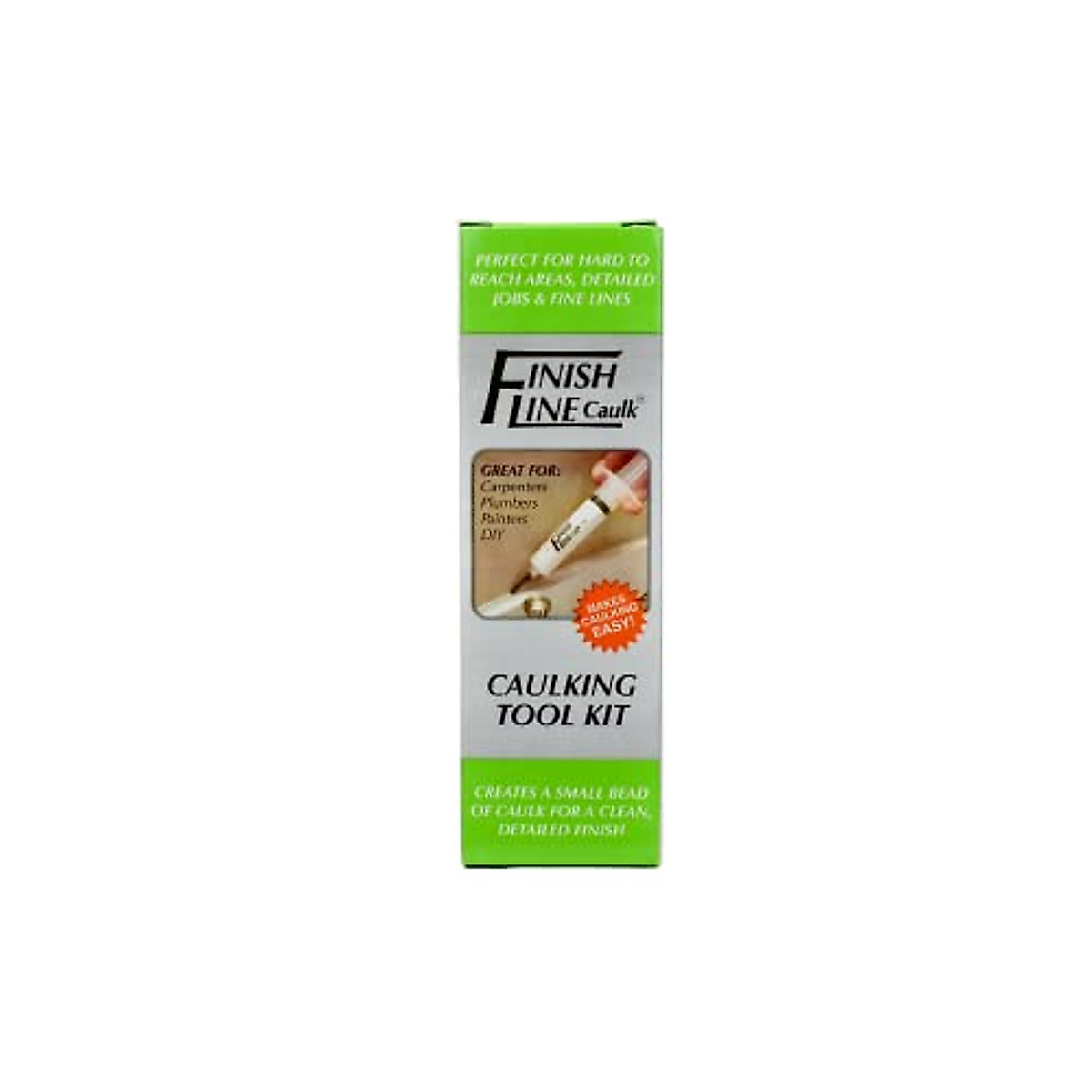 Finish Line Caulk Tool Precision Caulking System Starter Set