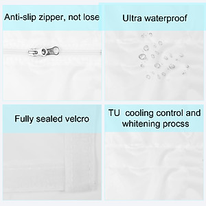 Boqon Portable AC Window Seal Kit Adjustable Air Conditioner Window Vent Kit, No Drilling, Waterproof, Easy to Install with Zip and Adhesive Fastener (25X56~92cm)