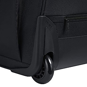 DELSEY PARIS Sky Max 2.0 Softside Two Wheel Under Seat Luggage, Black, Carry-on 15 Inch