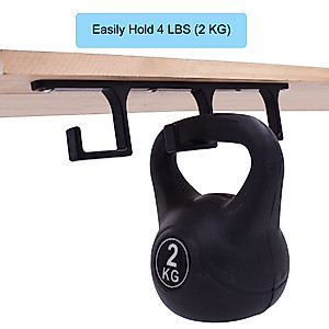 YYST Under Cabinet Mug Hanger Mug Holder Cup Holder Hanger Organizer Racks for Coffee Mugs, Tea Cups (2)