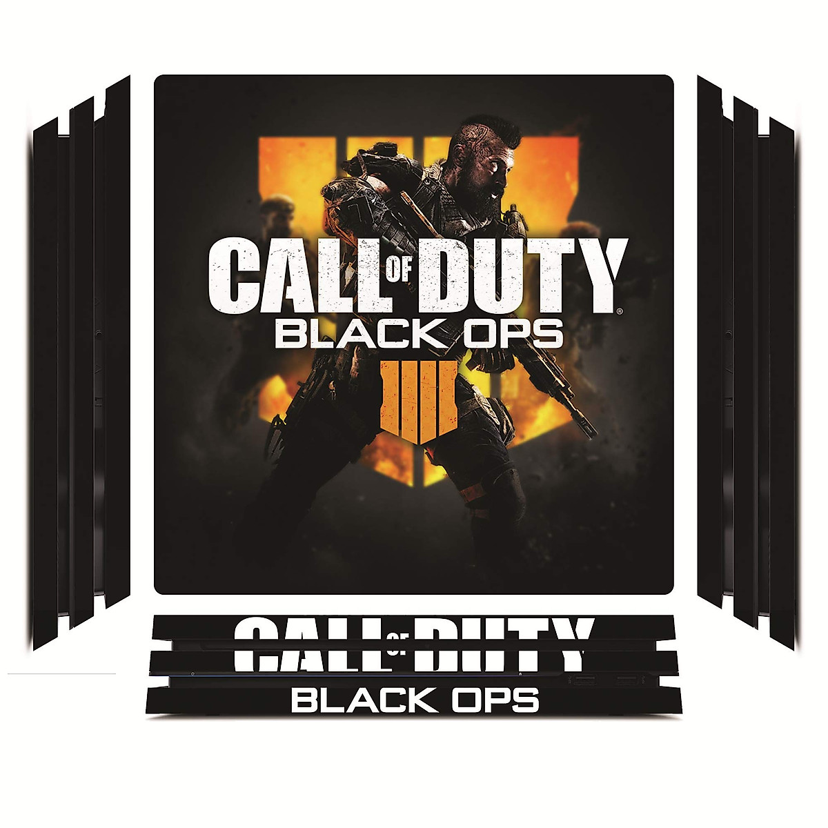 Black Ops 4 IV BOPS4 BLOPS4 Game Skin for Sony Playstation 4 Pro - PS4 Pro Console