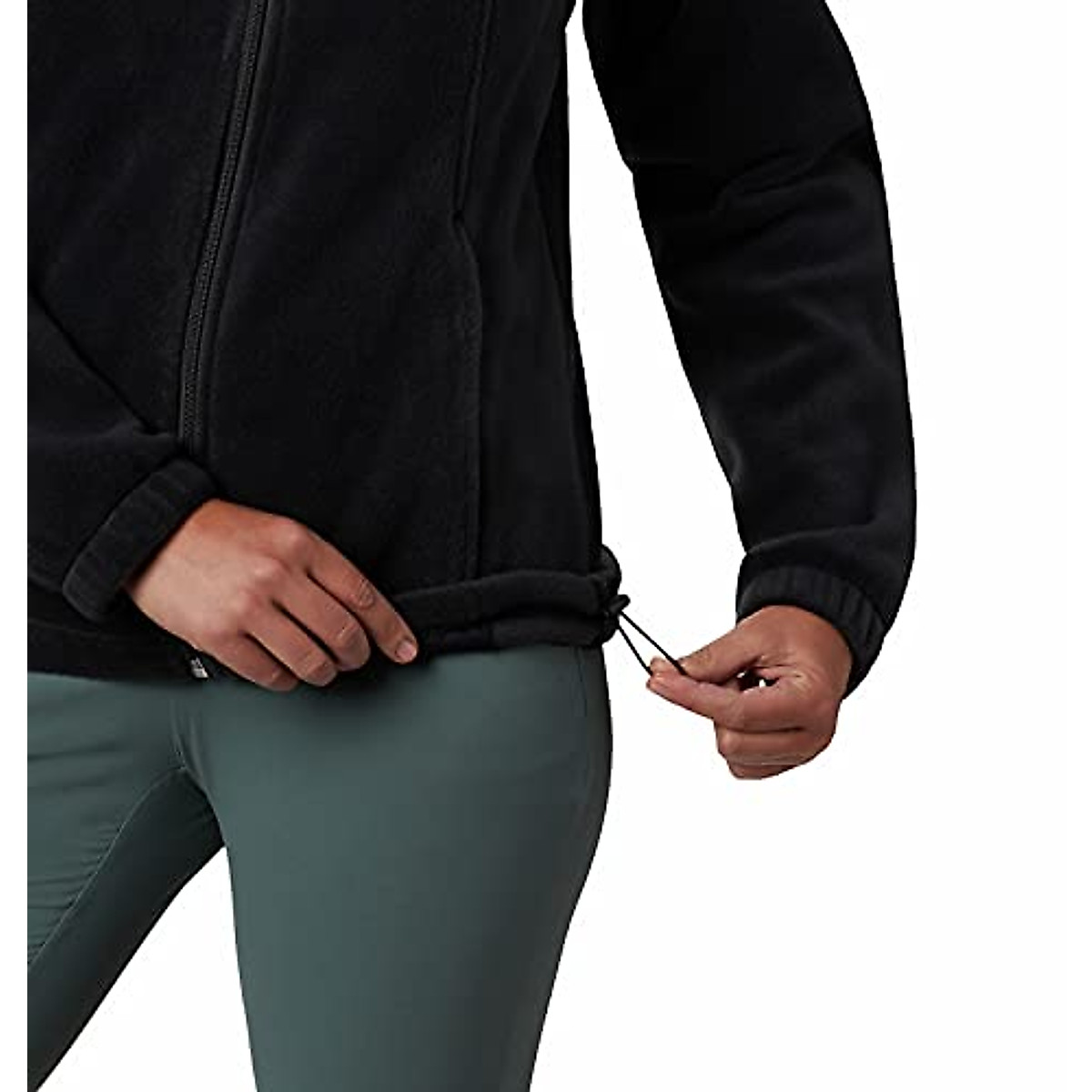 Columbia Womens Benton Springs Full Zip Fleece, Black, X-Large
