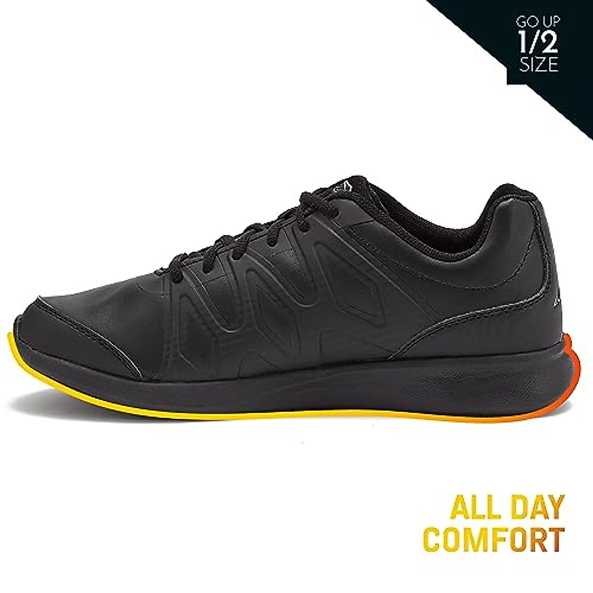 Avia Avi-Skill Non Slip Shoes for Men – Men's Work & Safety Footwear - Black, 12 Medium