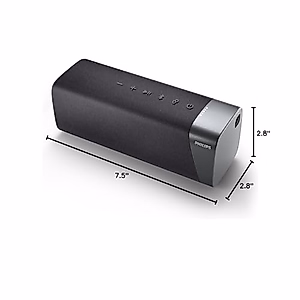 PHILIPS S5505 Wireless Bluetooth Speaker with Large Bold Sound, Up to 12 Hours Playtime, IPX7 Waterproof, Medium, TAS5505