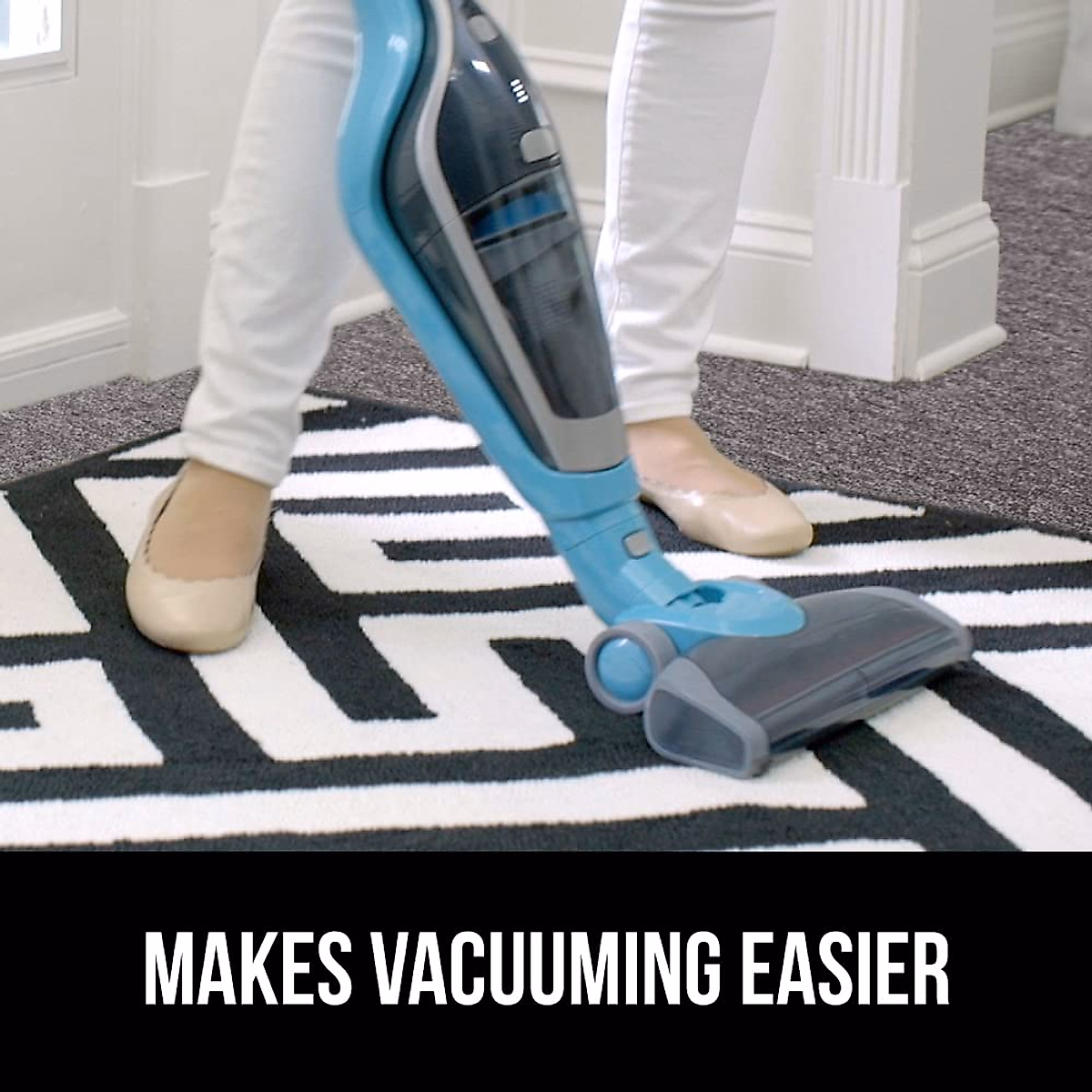 Gorilla Grip Rug Pad for Carpet Floor, Double Sided Mat 2x8 FT Gripper for Over Carpets, Keep Area Rugs in Place on Carpeted Floors, No Residue Adhesive Pads, Reduce Runner Shifting or Bunching