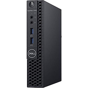 Dell OptiPlex 3060 Micro PC with Intel Core i3-8100T 3.1 GHz, 8GB RAM, 128GB SSD