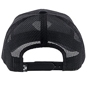 HOOEY Women's Rope Like A Girl Diamond Patch Mesh Ball Cap Black One Size