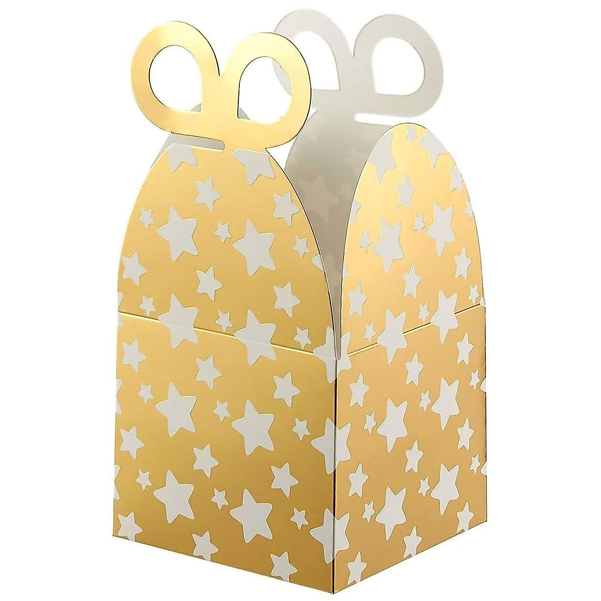Paper Gift Boxes for Party Favors, Gold Foil (3.7 x 3.2 Inches, 36-Pack)