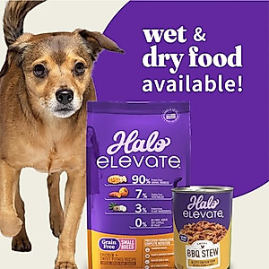 HALO Elevate Dry Dog Food, Grain Free Chicken Recipe, Small Breed, 3.5lb