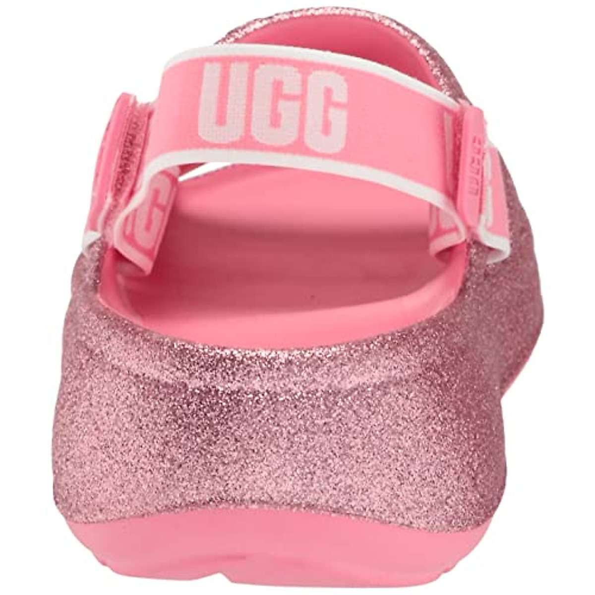 UGG Kids K Sport Yeah Glitter Sandal, Pink, 9 US Unisex Toddler