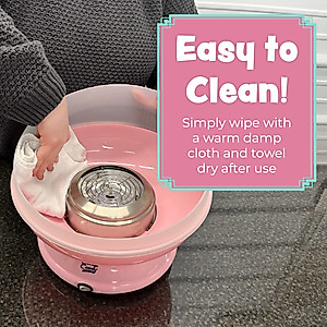 Cotton Candy Express BB1000-S Cotton Candy Machine, Teal. Easy To Use and Clean. Nostalgia and Fun For Kids and Adults. Comes with Instruction Manual and Tip Card