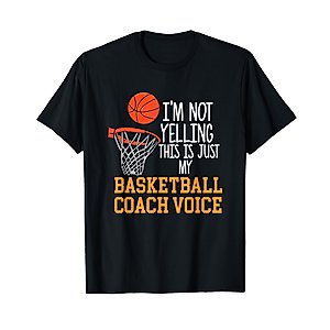 Basketball Coach Voice, Funny Basketball Coach Tshirt