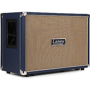 Laney Lionheart LT212 Premium Guitar Cabinet Celestion G12H 2x12 Inch Speakers, Blue