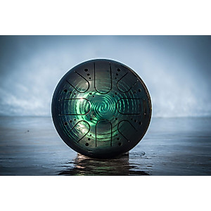 Tank Drum Kosmosky 9" ( 22 cm) KSY-29 "Mirror spiral" B minor / Hand Pan / Steel Drum / Tongue drum / Singing bowl