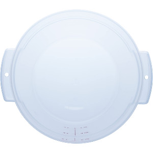 Carlisle FoodService Products Storplus Round Food Storage Container with Stackable Design for Catering, Buffets, Restaurants, Polypropylene (Pp), 6 Quart, Clear