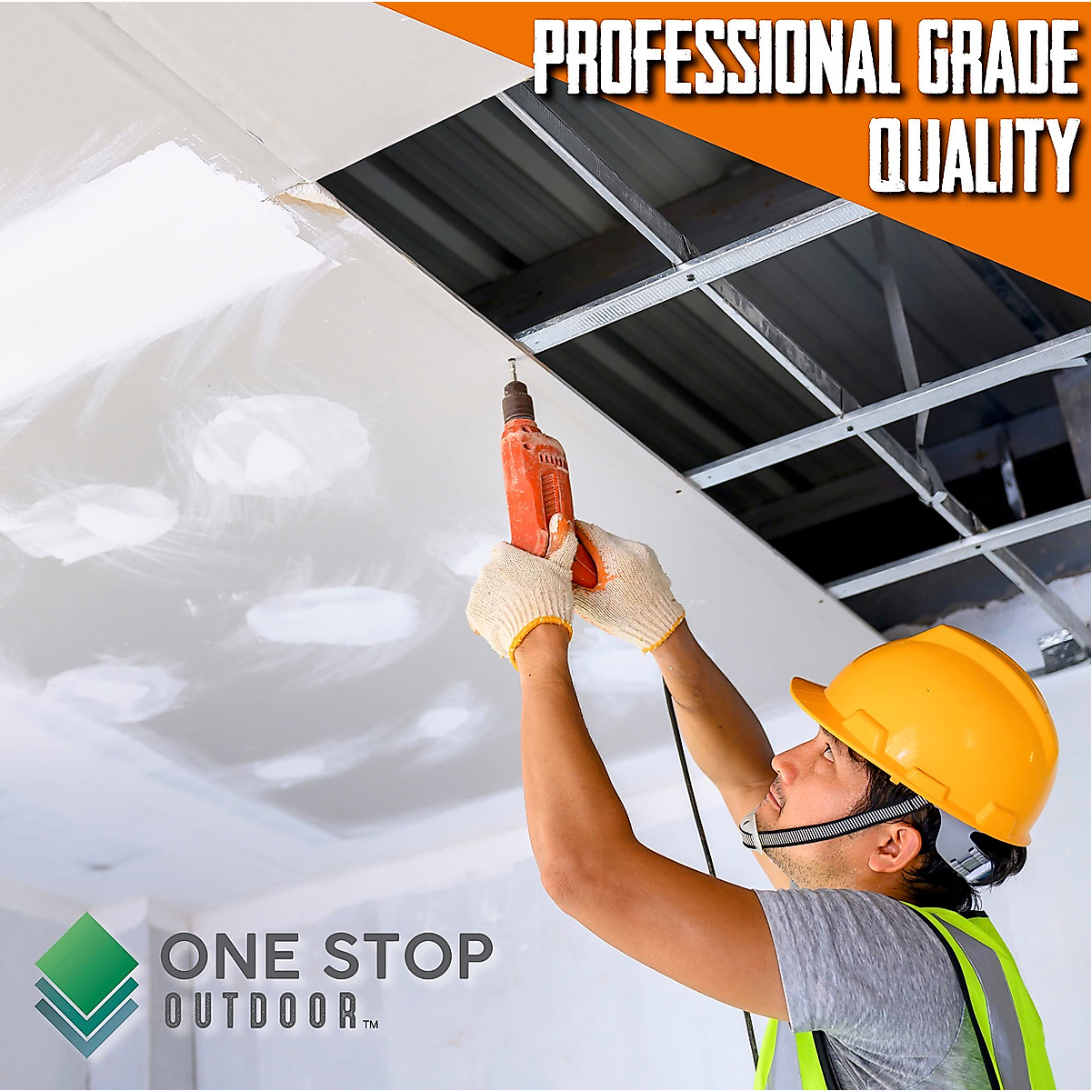 100-Pack Pro-Twist Premium #6 x 1 1/4" Inch Drywall Screws Pack – Drywall Screw Set with Black Phosphate Coated Drywall Screws Anchors Fasteners - for Attaching Gypsum Board to Wood Studs (100)