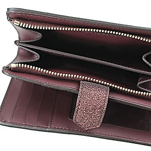 Kate Spade Wallets for Women Shimmy Glitter Wallet (Deep nova)