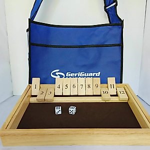 BEAT-THE-BOX Fun Game for All Seniors. Ideal for People w. Memory Loss or Early Stages of Dementia. Improves Concentration. Basic ADDITION of numbers 1-12. Play ALONE or 2-4 Players. Tote Bag Included