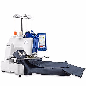 Brother Persona PRS100 Single Needle Embroidery Machine with 4-Spool Thread Stand and Free Arm Embroidery