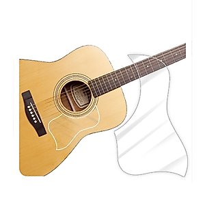 Healing shield Premium Acoustic Guitar Pickguard Pick Guard, Clear Glossy, Style Type, Modern