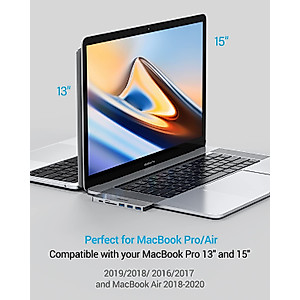 USB C Adapters for MacBook Pro, MacBook Air M1 USB Accessories with 4K HDMI, Thunderbolt 3 Charging Port, 3 USB 3.0, SD/TF Card Reader, MacBook Pro USB Adapter for MacBook Pro/MacBook Air 2020-2016