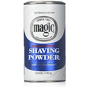 Magic Shaving Powder Blue 5 Ounce Regular Depilatory (145ml) (6 Pack)