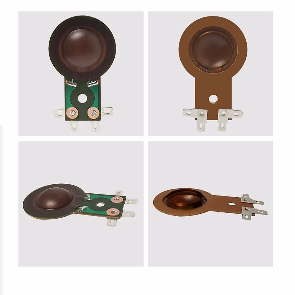 Fielect 25.5mm Tweeter Voice Coil Audio Speaker Resin Membrane Drive Head for Audio Replacement 8Ohm 4Pcs