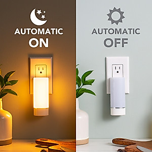 Sunbeam 3-Pack Emergency Power Failure Night Lights, 5-in-1, Multi-Color LED Light, Automatic Dusk to Dawn, Motion Sensor for Bedrooms, Hallways, Black Outs, Foldable Plug Flashlight, Rechargeable