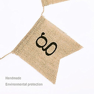 Junxia Baby Girl Burlap Banner - Decorations for Baby Girl