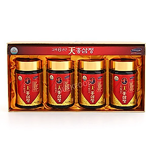 Korean 6years Root Red Ginseng Gold Extract, 240g(8.5oz) X 4ea, Saponin, Panax