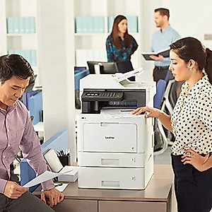 Brother Color Laser, Multifunction, All-in-One Printer, MFC-L8610CDW, Wireless Networking, Automatic Duplex Printing, Mobile Printing and Scanning, Amazon Dash Replenishment Ready