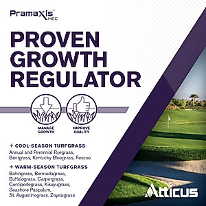 Pramaxis MEC Plant Growth Regulator (8 oz) by Atticus – Compare to 4 oz Primo Maxx – Growth Control of Turfgrasses - Trinexapac-Ethyl 11.3%
