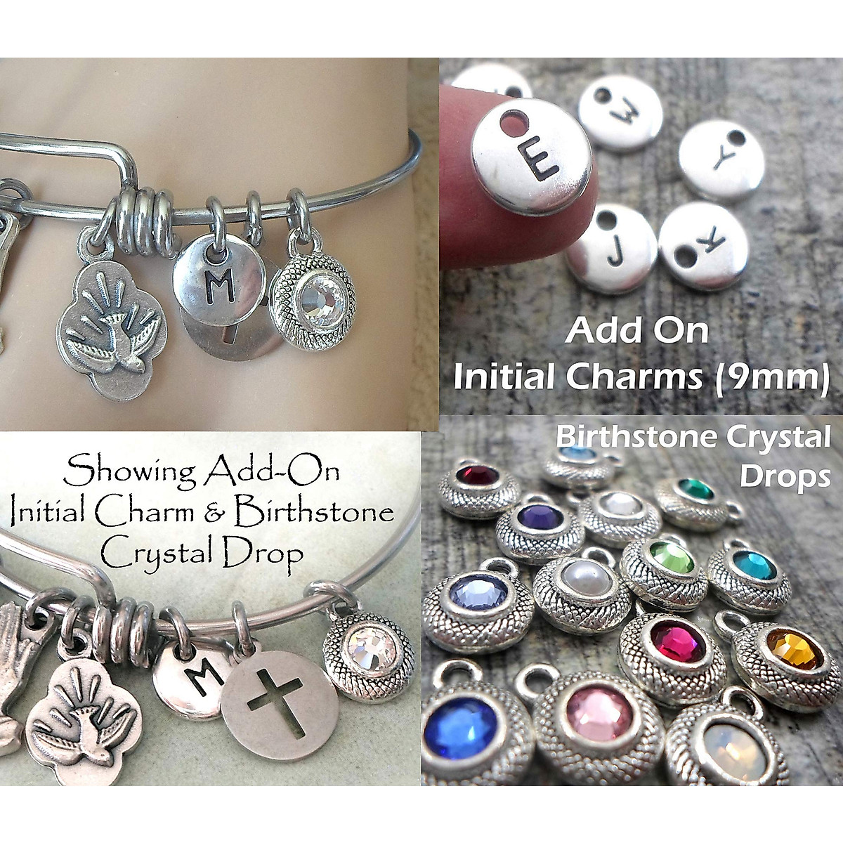 St. Margaret of Castellos Bracelet, Patron Saint Italian Charm Jewelry, Confirmation Gift