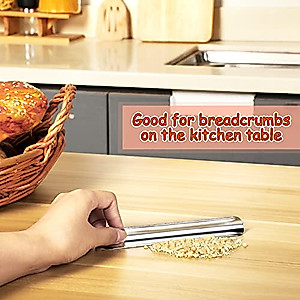 Crumbers for Servers, Table Crumb Sweepers Bread Crumber Cleaner Stainless Steel Table Crumbers for Tablecloth in Restaurants and Homes, Servers, Waiters, Waitresses Tool Accessories（Silver,5）