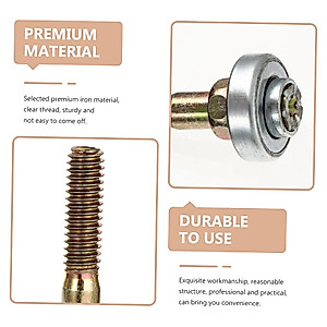 Housoutil 4pcs Rocking Chair Bearing Rocker Glider Furniture Bolts Machine Screws Rocking Chair Part Office Chair Bolts Rocking Chair Connecting Piece Furniture Connecting Fittings Leveling