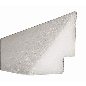 Aqua Select 48 inch Peel and Stick Pool Cove for 18' Round Above Ground Pools | 15 Sections | Durable Foam Construction | Easy Installation | Add Protection to Your Pool Liner