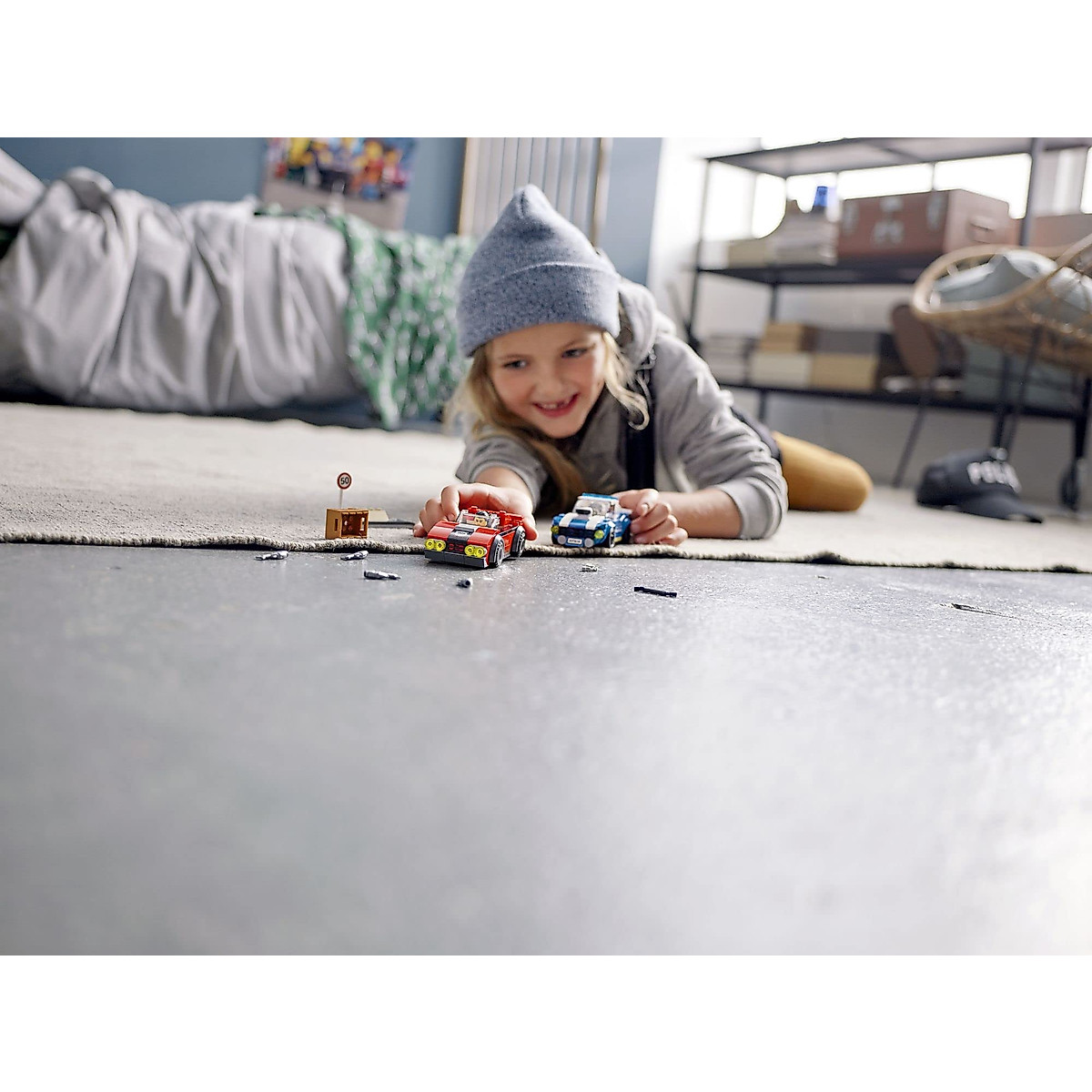 LEGO City Police Highway Arrest 60242 Police Toy, Fun Building Set for Kids (185 Pieces)