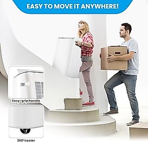 14000 Btu Portable Air Conditioners, 750 Sq.ft Cooling, 3-in-1 Portable Air Conditioner with Fan, Dehumidifier, AC and Remote Control, Portable Ac Unit 53db Noise, Timer