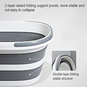 ZAJSSS Foldable Dog Pet Bathtub,Portable Bathtub for Puppy,Multifunctional Pet Shower Basin with Handles On Both Sides,for Puppy Small Dogs Cats