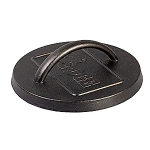 6.25" Burger Press & SCRAPERGPK Durable Grill Pan Scrapers, Red and Black, 2-Pack