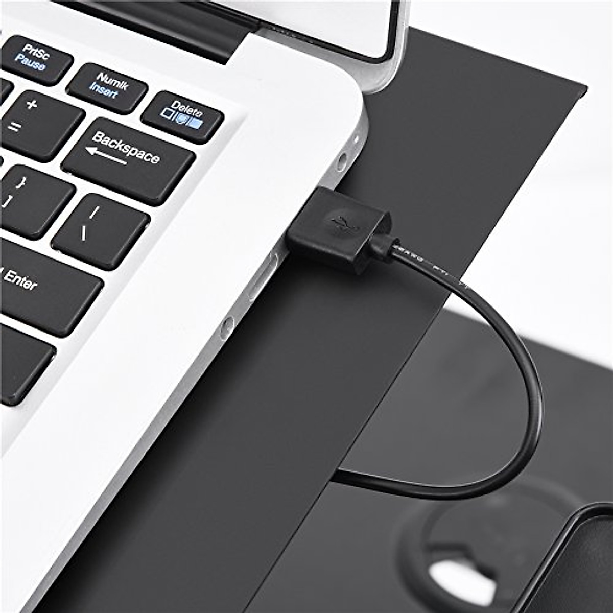 Portable Laptop Stand, 360 Degree Adjustable Foldable Computer Tablet Notebook Table Desk Holder Rack with Mouse Tray for Bed Red (Black-Dual Fan)