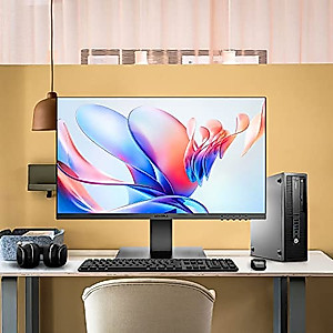 HP EliteDesk 800 G1 SFF Desktop Computer Package - Intel Core i5 3.3GHz, 32GB RAM, New 1TB SSD, KOORUI 24-inch Monitor, AC WiFi,Windows 10 Pro (Renewed),black