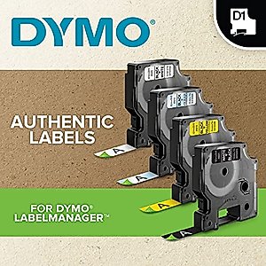 DYMO Label Maker with 3 D1 Label Tapes | LabelManager 160 Portable Label Maker, QWERTY Keyboard, One-Touch Smart Keys, Easy-to-Use, for Home & Office Organization